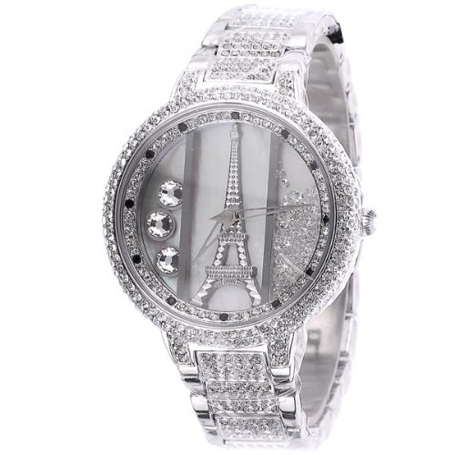 Melissa Luxury Ladies Diamond Accented Eiffel Tower Watch For Women on ...